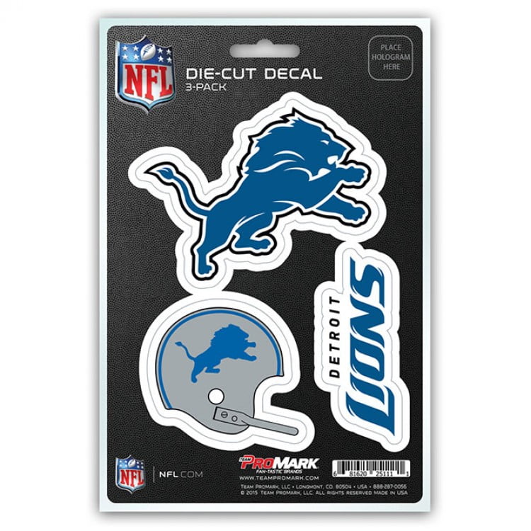 Click here for Team Promark Detroit Lions Team Decal Set 5 X 8 prices