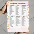 Gallstone Grocery List Poster, Gallbladder Diet Shopping List Poster ...