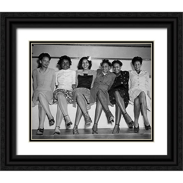 U.S. Archives 32x26 Black Ornate Wood Framed with Double Matting Museum ...