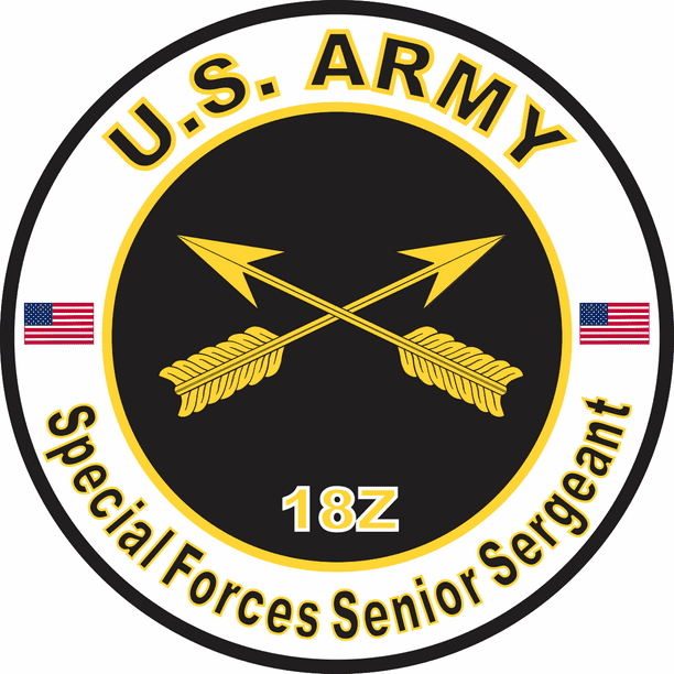 3.8 Inch U.S. Army MOS 18Z Special Forces Senior Sergeant - Walmart.com ...