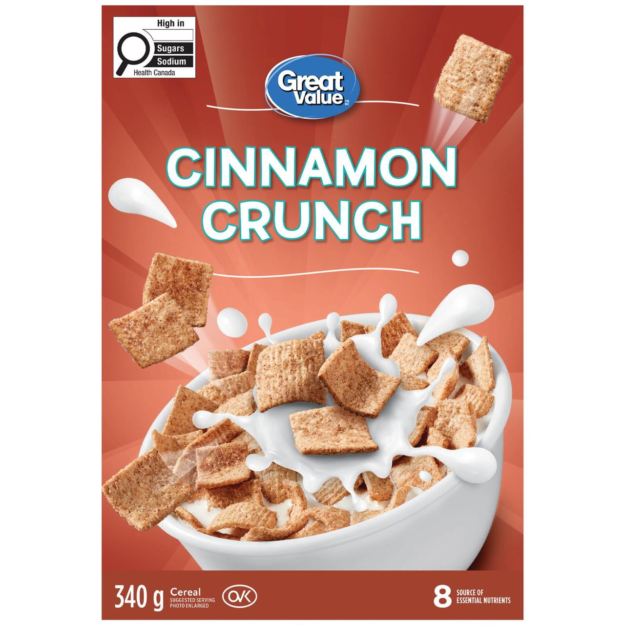 Click here for Great Value Cinnamon Crunch Cereal Regular prices