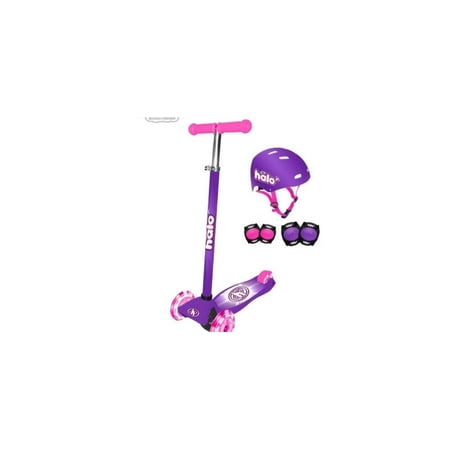 Halo Jr 3 Wheel Scooter Combo (Purple/Pink) | Walmart Canada