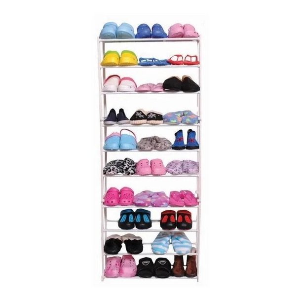 Zapatera Organizador de Zapatos 10 Niveles Blanca Diamond Home Diamond ...
