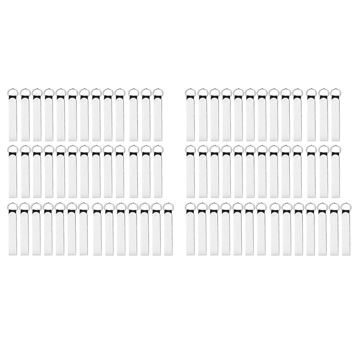Click here for Unbranded 80 Pcs Sublimation Keychain Blanks Neopr... prices