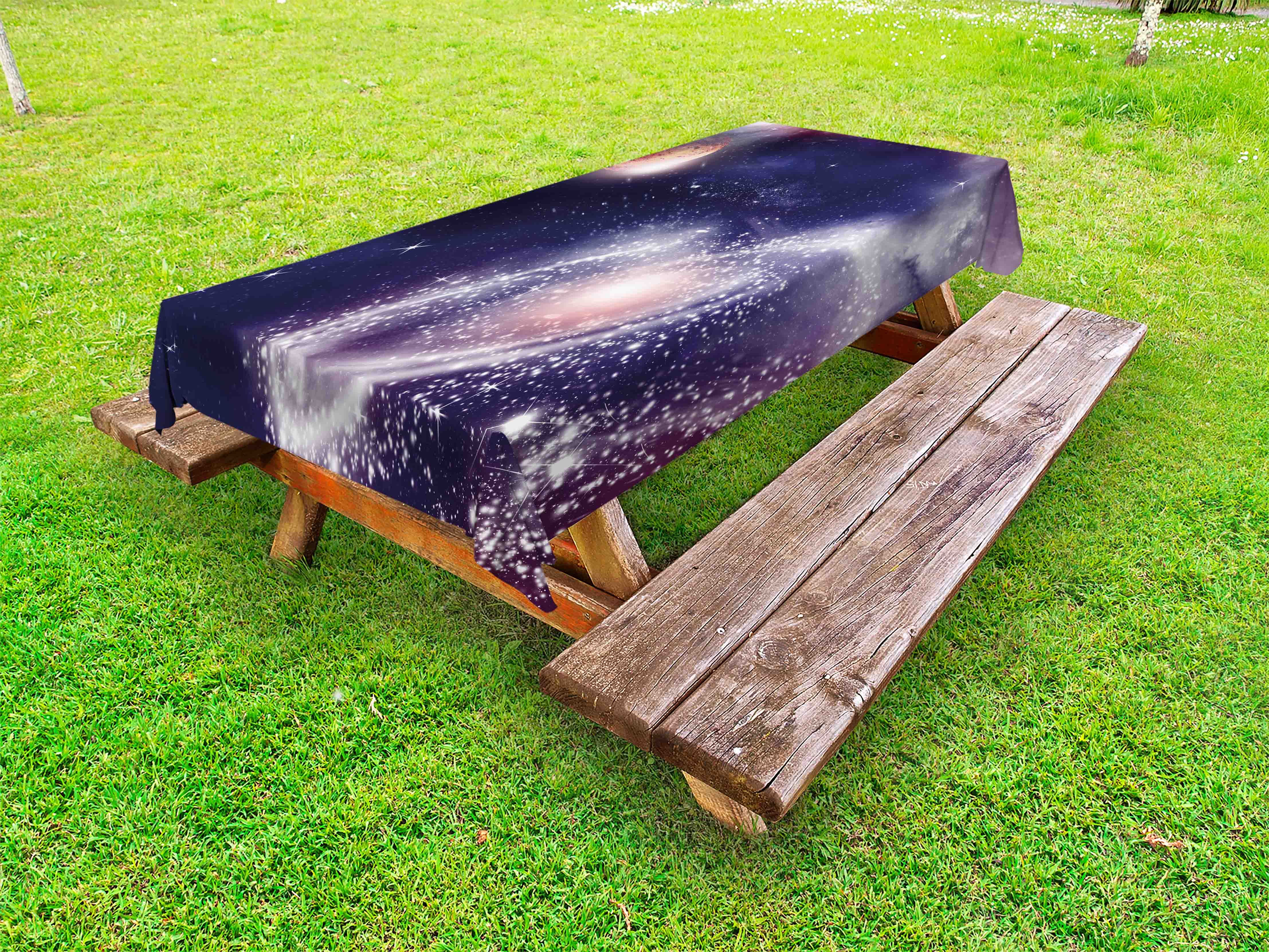 Universe Outdoor Tablecloth, Nebula and Planet Cosmic Galactic Outer ...