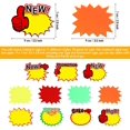 220 Pieces Price Neon Tags Fluorescent Star Burst Sign Blank Retail ...