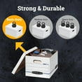 Bankers Box 12 Pack STOR/FILE Basic Duty File Storage Boxes, Standard ...