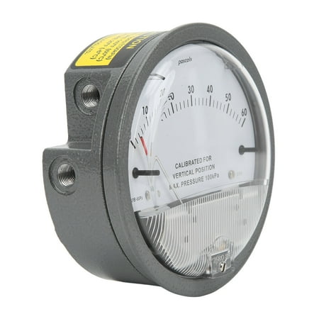 Differential Pressure Gauge, Plastic Shell High Accuracy Pointer ...