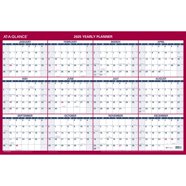 At-A-Glance Laminated/Erasable Wall Calendar - Walmart.com