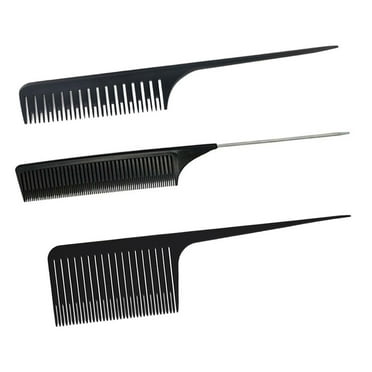 5" Heavy Duty Pocket Comb, Unbreakable, Black, Pack of 4 . - Walmart.com