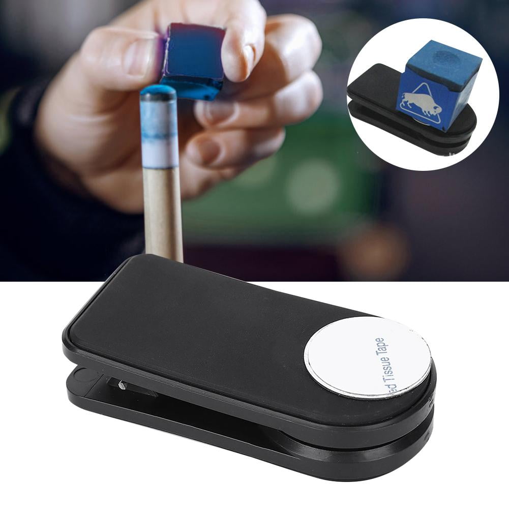 Sonew Chalk Clip,Mute Billiards Magnetic Pool Cue Chalk Holder Clip ...