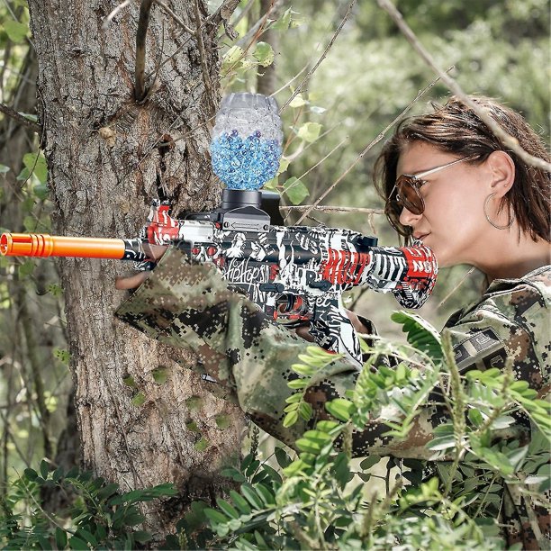 Water Bomb Shoots Gun Gel Ball Blaster Electric Splatter Ball Blaster ...