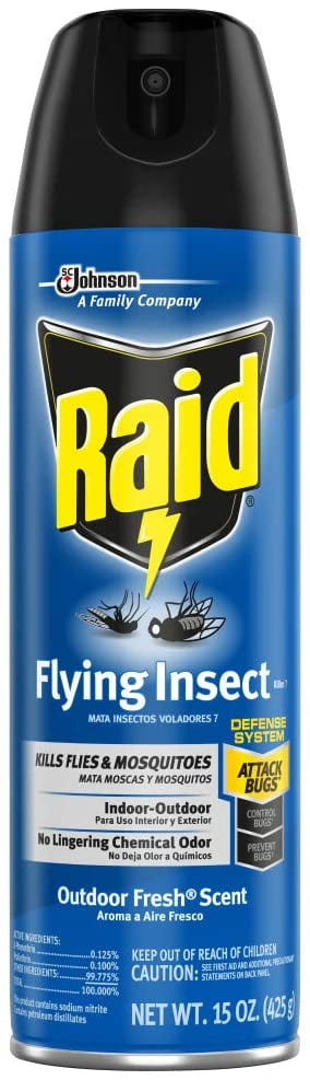 Raid Flying Insect Killer, 15 OZ (Pack - 3) - Walmart.com
