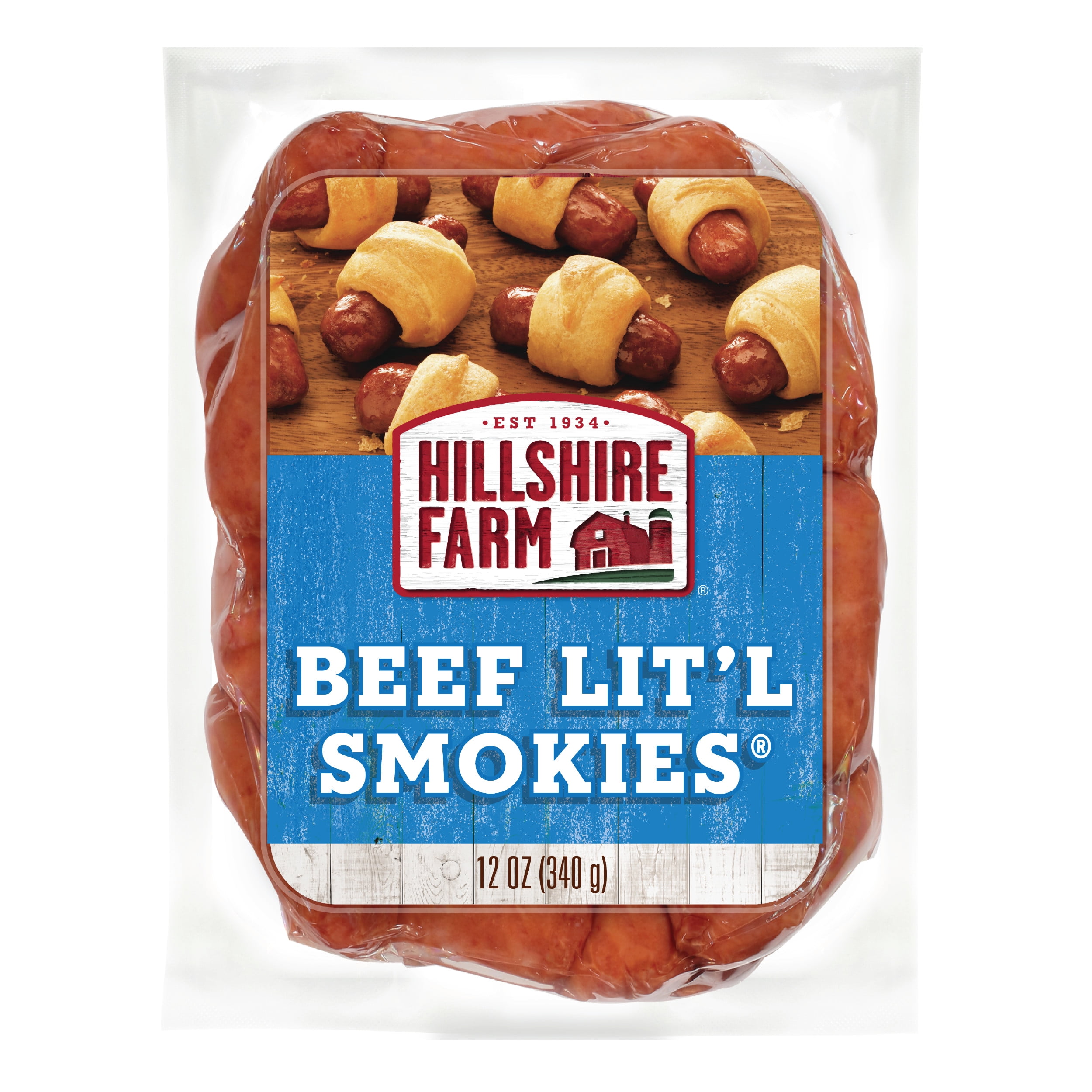 Hillshire Farm Beef Lit'l Smokies Smoked Sausage, 12 oz - Walmart.com