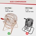 MR CHIPS 11 Inch Pro Bingo Set, Rust-Proof Steel Cage, 7/8 Inch Bingo ...