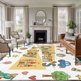 Children's Day Washable Rug 6x9 Area Rug for Living Room Bedroom Non ...