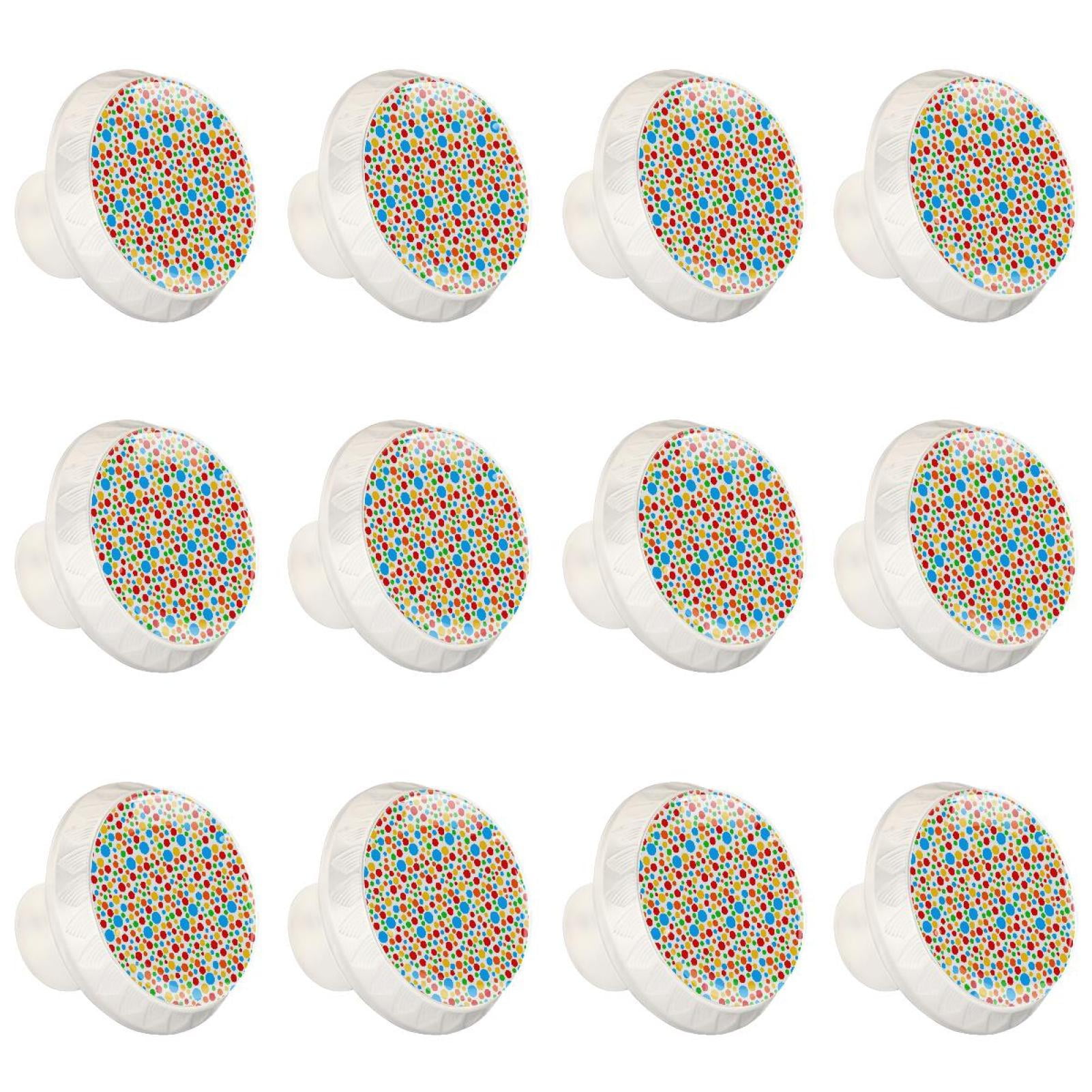 12 Pcs Bohemian Dots Knobs for Kitchen Cabinet Cupboard Dresser ...