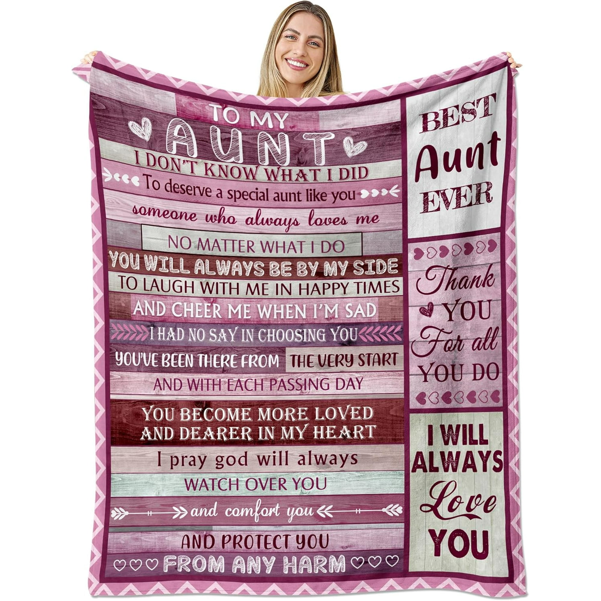 Click here for Walfour Aunt Gifts Blanket  Best Aunt Ever Gifts... prices