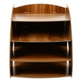 GOOHOCHY Wooden MultiLayer Storage Box for Office Use with Brown Fits ...