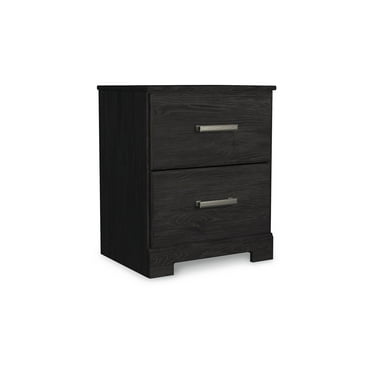 Signature Design by Ashley Onita 2 Drawer Modern Nightstand, White ...