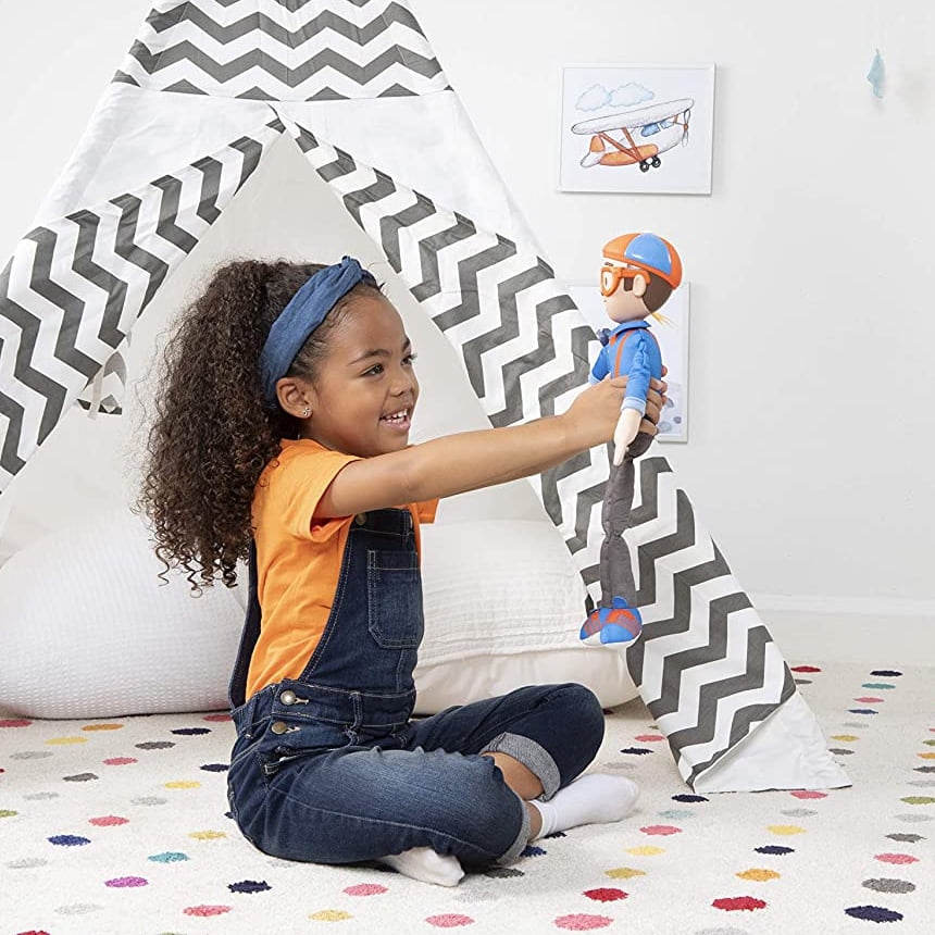 Buy Blippi My Buddy Action Figure Soft Doll with Sound Effects Kids 3 ...