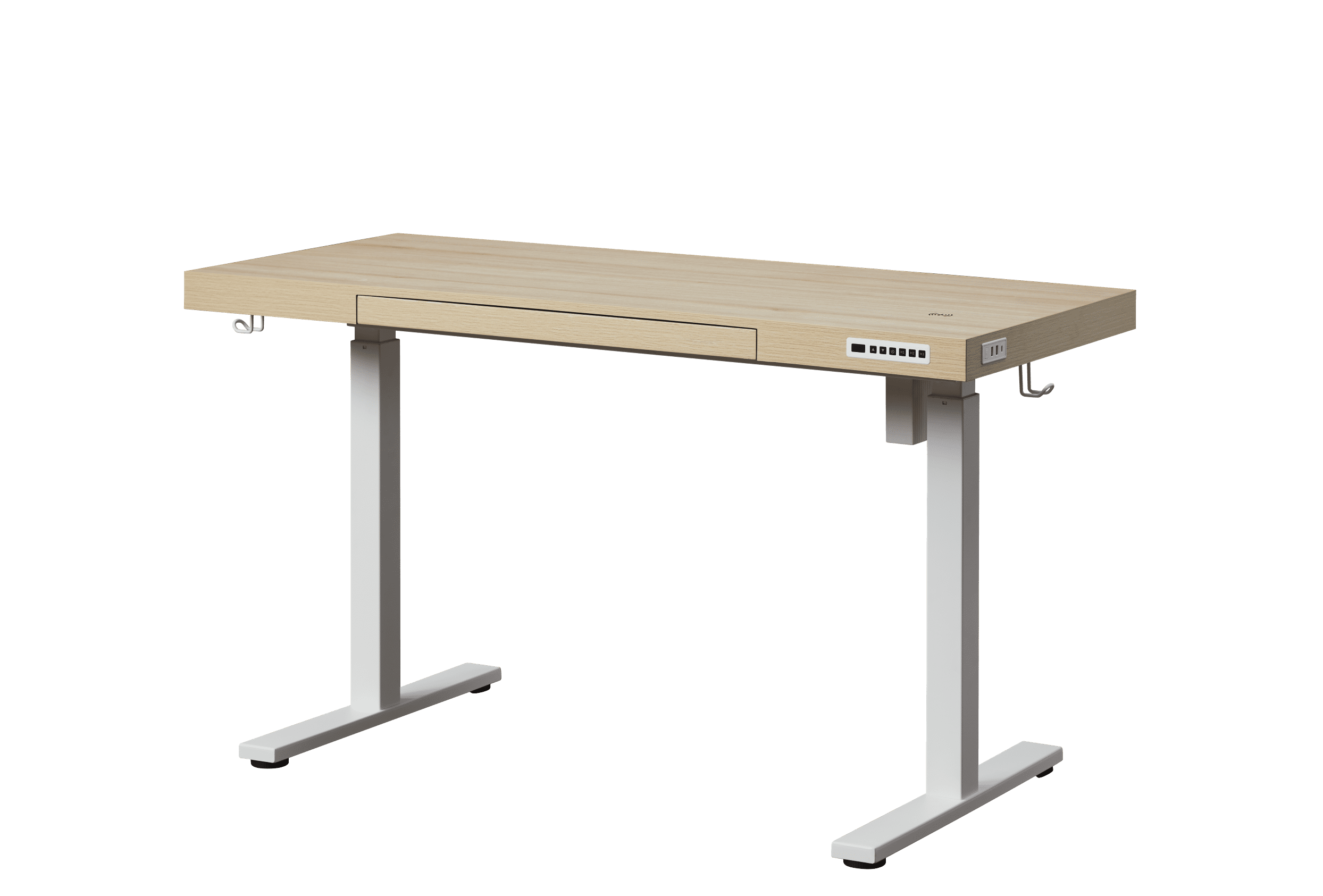 KOWO 48" K305 Electric Height Adjustable Standing Desk with Back Board ...