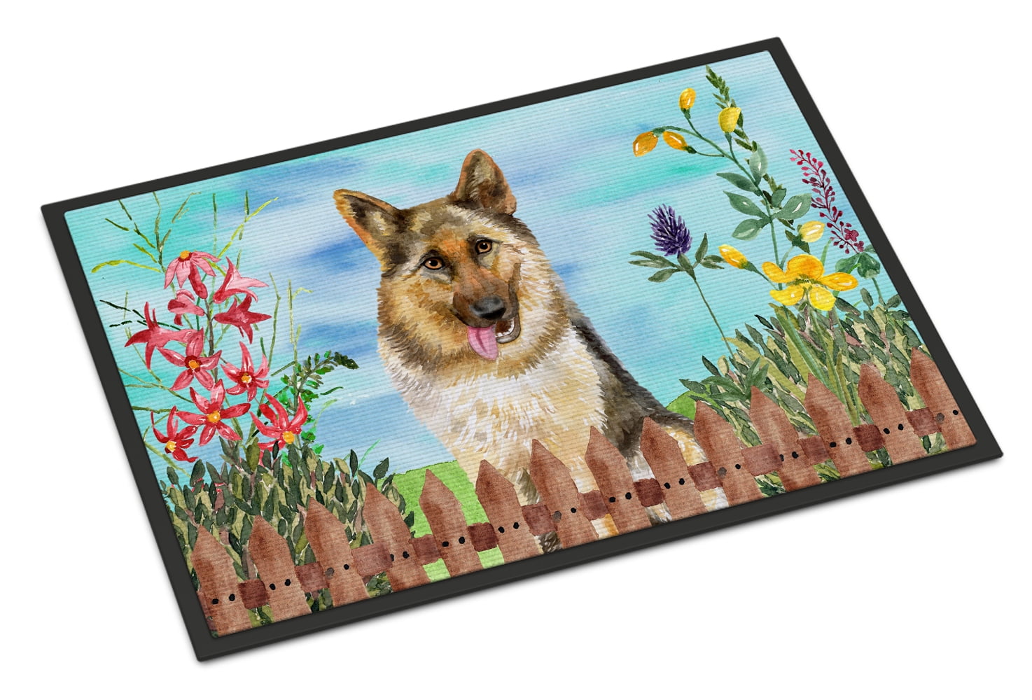 German Shepherd Spring Door Mat - Walmart.com