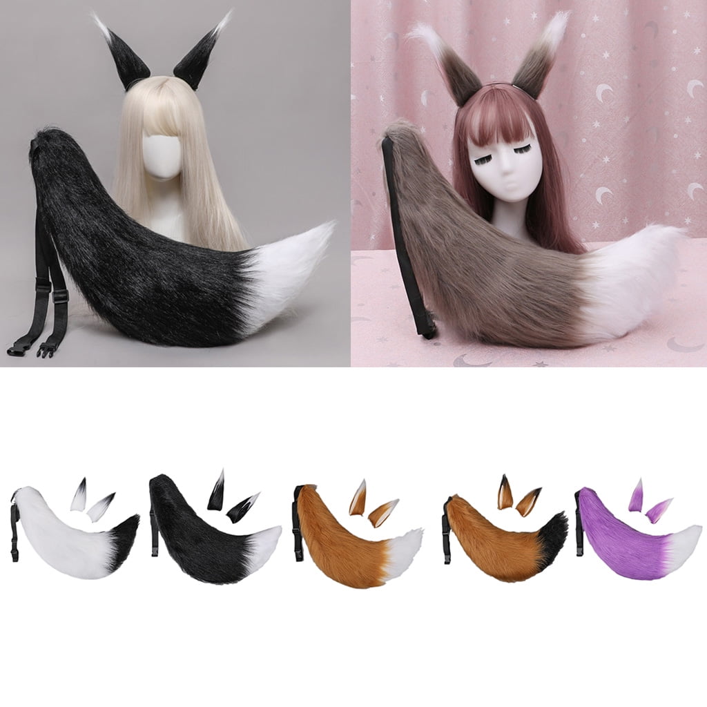 Anime Girl With Wolf Ears And Tail