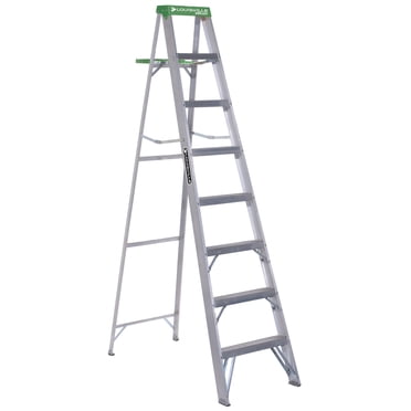 Louisville Ladder FM1412HD 12 ft. Fiberglass Twin Step Ladder, Type IAA ...
