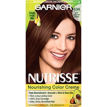 Garnier Nutrisse 5 Pack Nourishing Hair Color Cream, Medium Gold ...