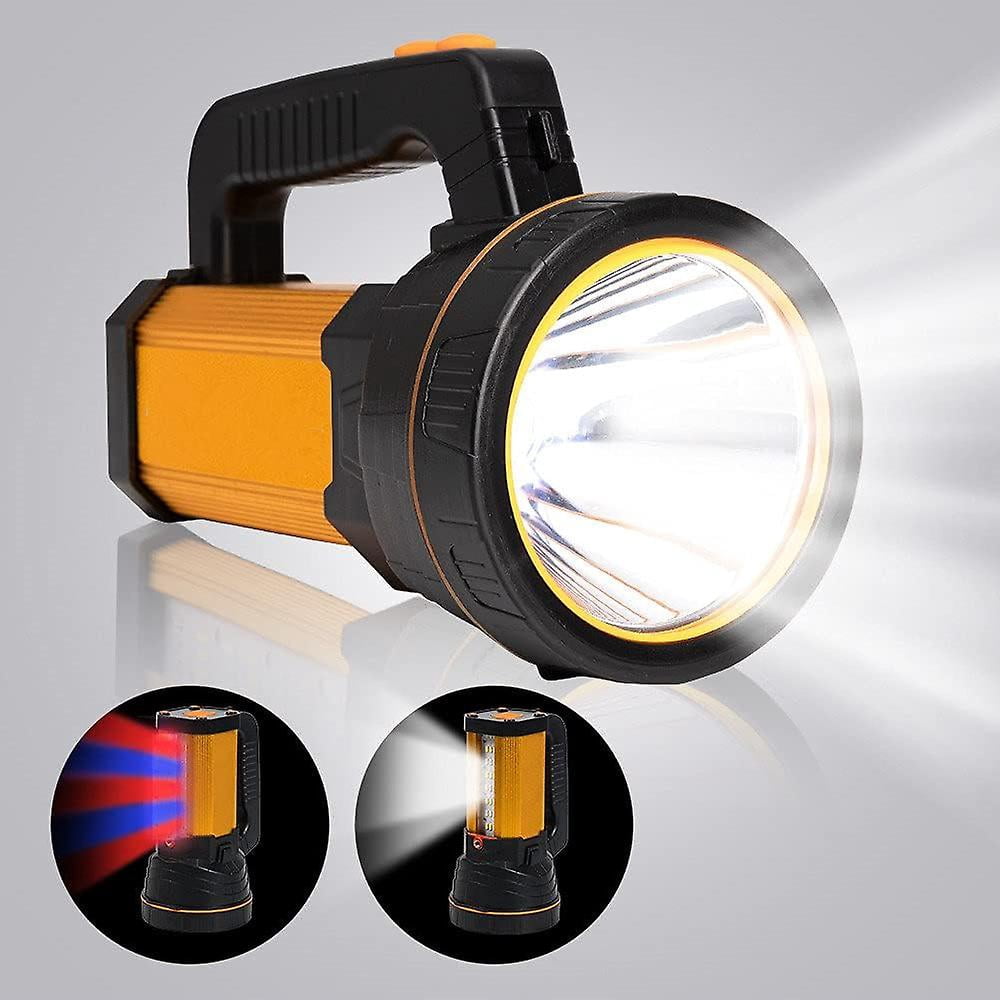 Linterna Led ultrapotente, linterna recargable por USB, gran alcance ...