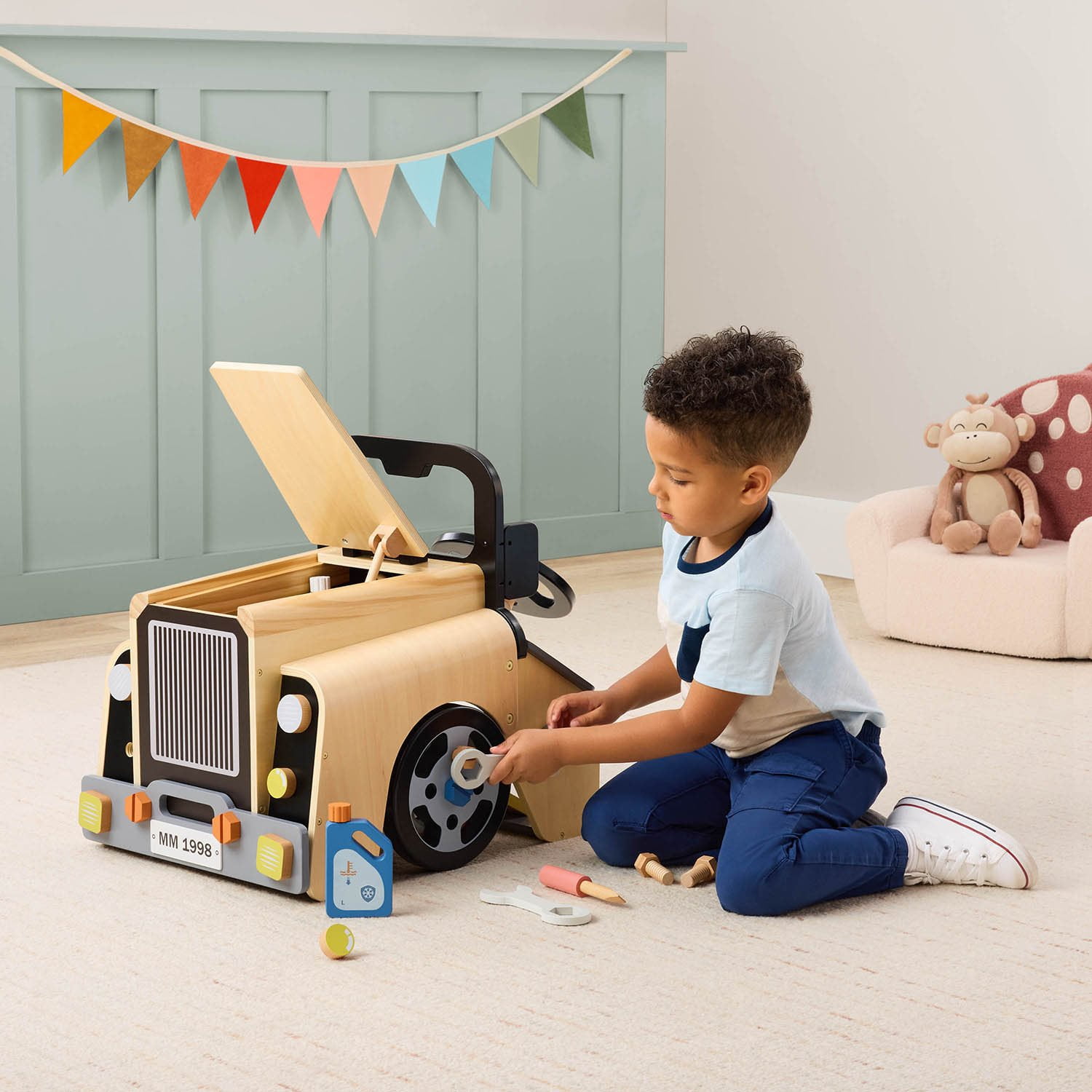 Member's Mark Wooden Car Mechanic Playset - Samsclub.com