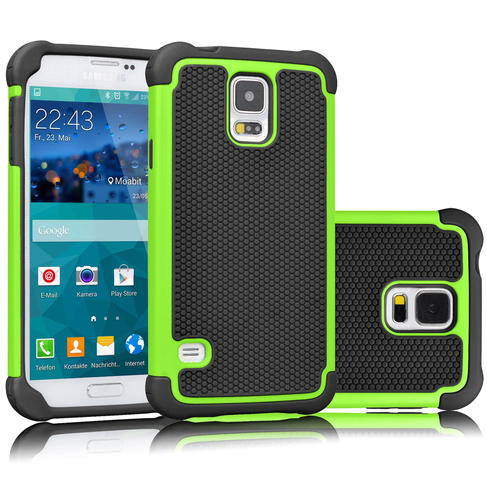 Galaxy S5 Case, Tekcoo(TM) [Tmajor Series] Shock Absorbing Hybrid ...