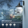 Toguard SC30 2K/4MP WiFi Light Bulb Security Camera, Outdoor Waterproof ...