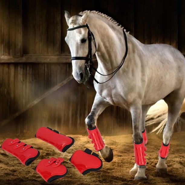 Oubit Horse Leg Guard,A Set of Fore Adjustable Horse Leg Boot Horse Leg ...