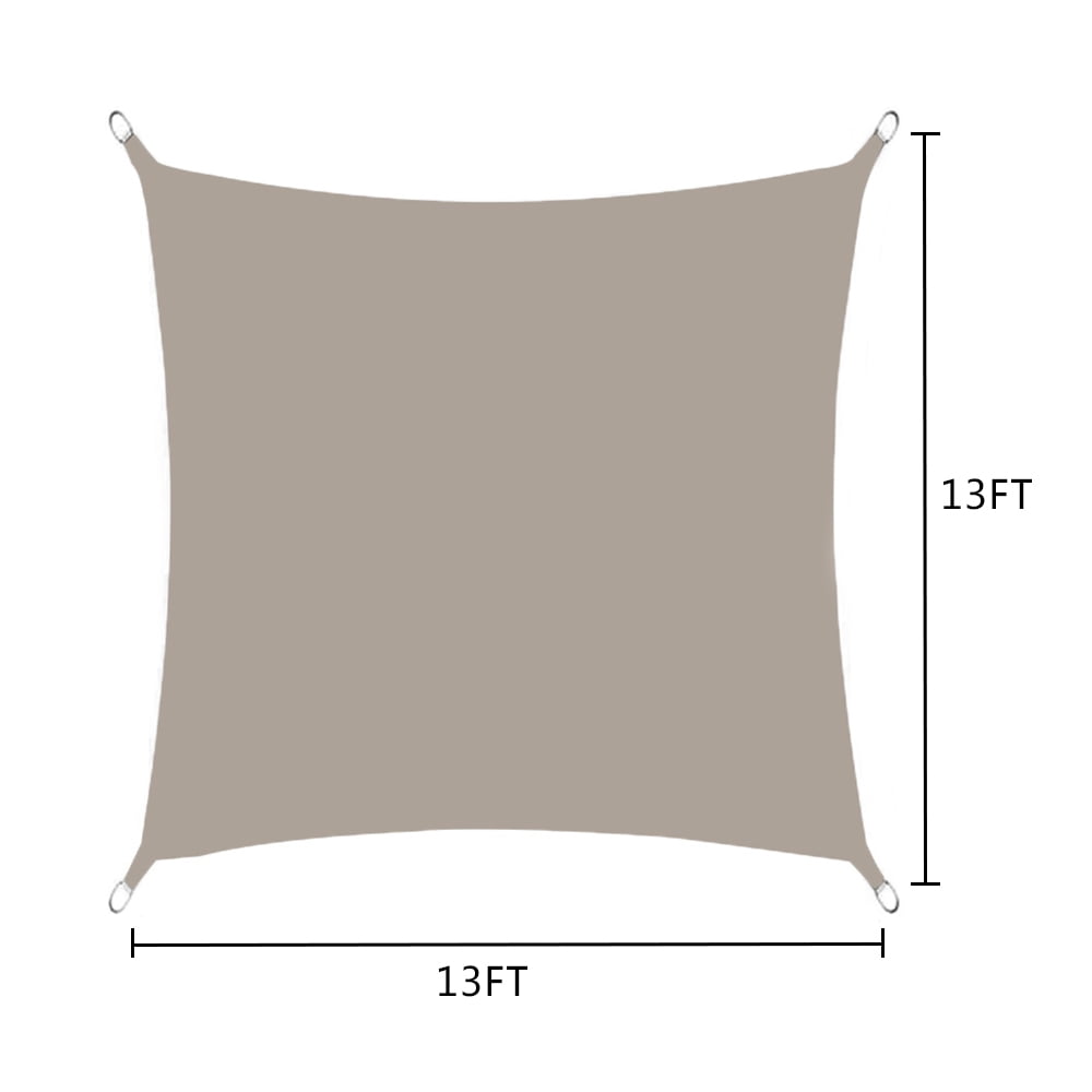 Square Sun Shade Sail UV Block Waterproof Patio Awning Outdoor Garden ...