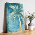 Palm Tree Canvas Wall Art for Living Room, Summer Tropical Plant ...