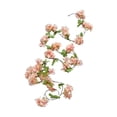AURIGATE Artificial Cherry Blossom Garland, Plastic Fake Flower Vine ...