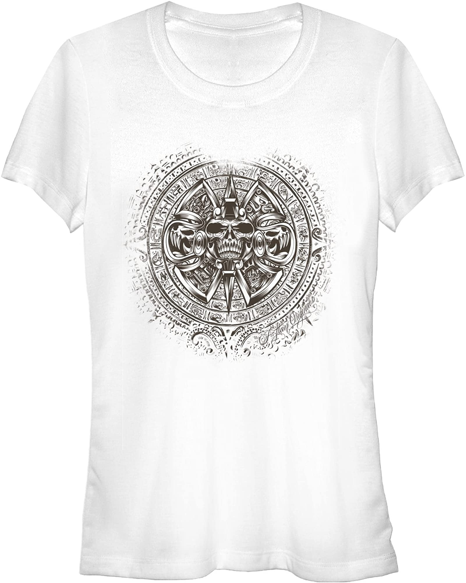 Aztlan Aztec Calendar Stone Juniors Graphic T Shirt - Aztlan | Walmart ...