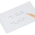 Pen+Gear Ruled Index Cards, 3" x 5", White, 100 Count - Walmart.com