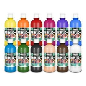 American Crafts Color Pour Pre-Mixed Paint Kit 4/Pkg-Tidal Wave ...