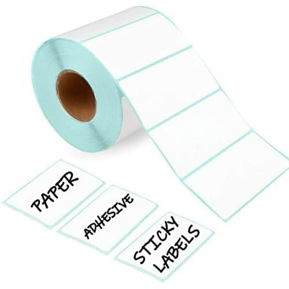 L LIKED Printable White Sticker Labels 2 x 4 Inches Mailing Labels ...