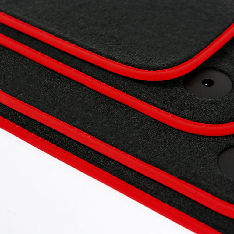 Audi A4 S4 Floor Mats Sedan Wagon B6 B7 Red Edging Walmart