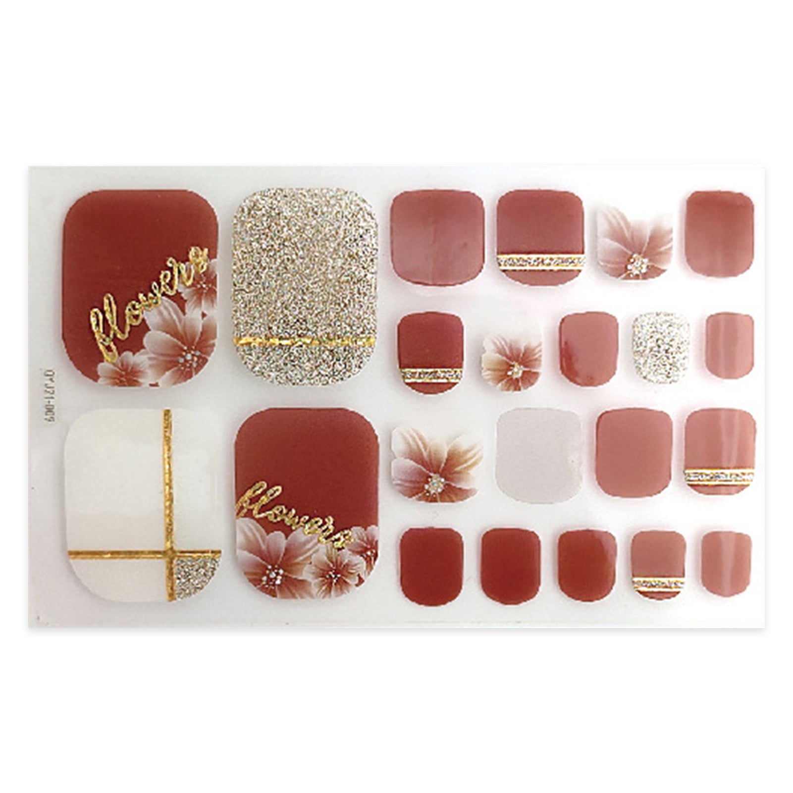 ruhuadgb Delicate Toenail Polish Wraps Longwear for Salon Breathable ...