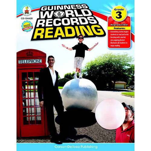 Carson Dellosa Guinness World Records Reading Book, Multiple Grades ...