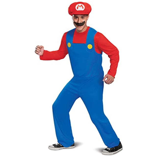 Disguise Disfraz: Mario Bros - Traje Mario Classic Mediano Disguise ...