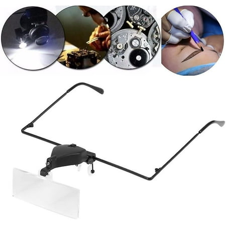 Magnifying Glasses With Led Light Eyelash Extension Magnifier | Walmart ...