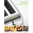 Free Shipping! Yabano Toaster 4 Slice, Extra Wide Slots, Stainless ...