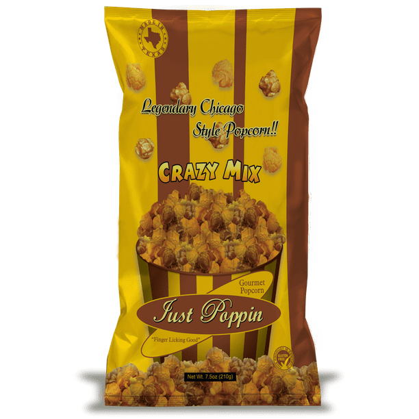 Just Poppin Gourmet Crazy Mix Popcorn, 7.5 Oz. - Walmart.com - Walmart.com