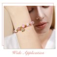 200Pcs 10 Colors Transparent Spray Painted Glass Beads Cat Paw Print ...